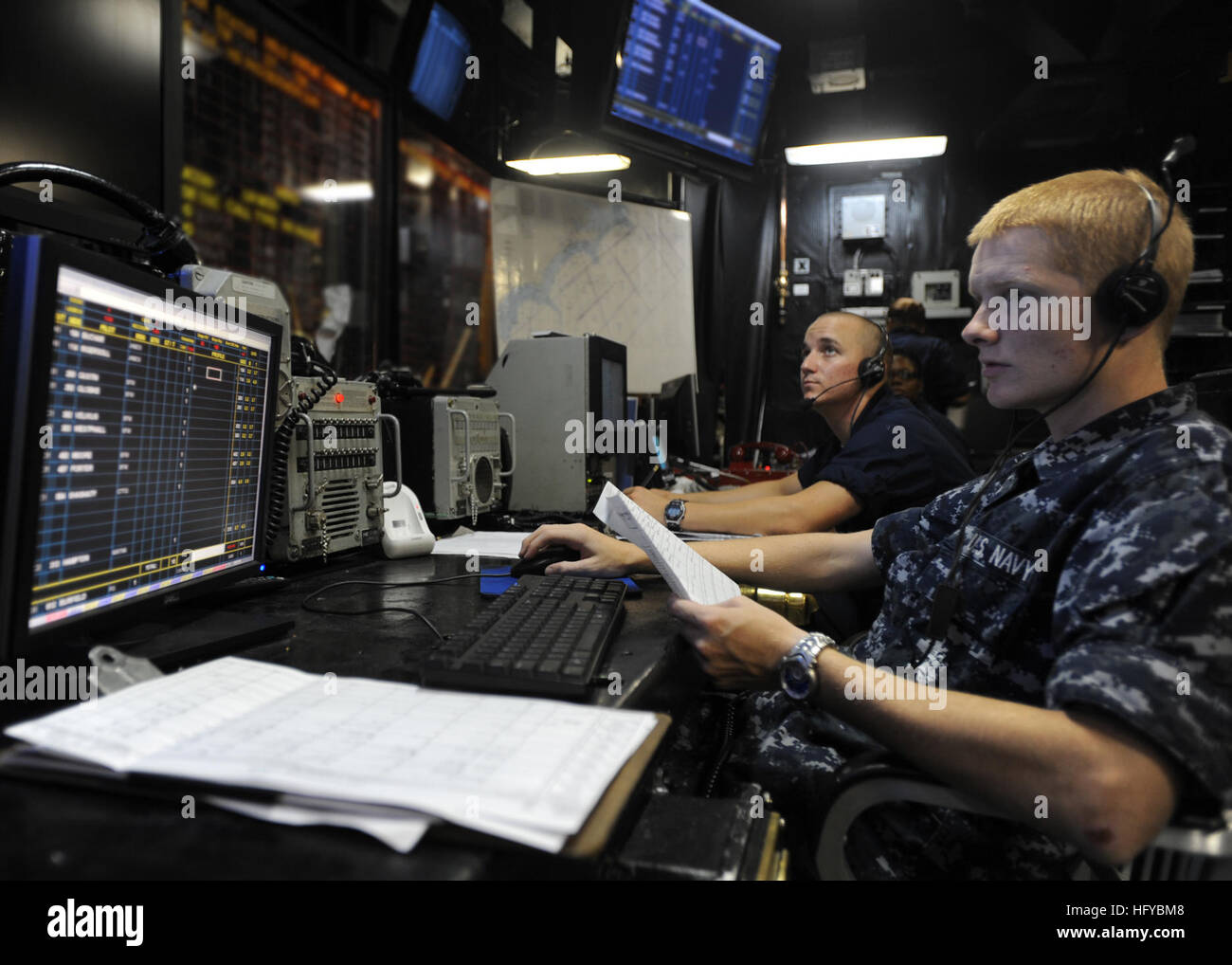 Carrier air traffic control center hi-res stock photography and images ...