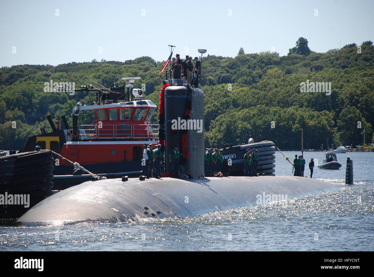 Los Angeles-class attack submarine USS Annapolis returns to homeport at ...
