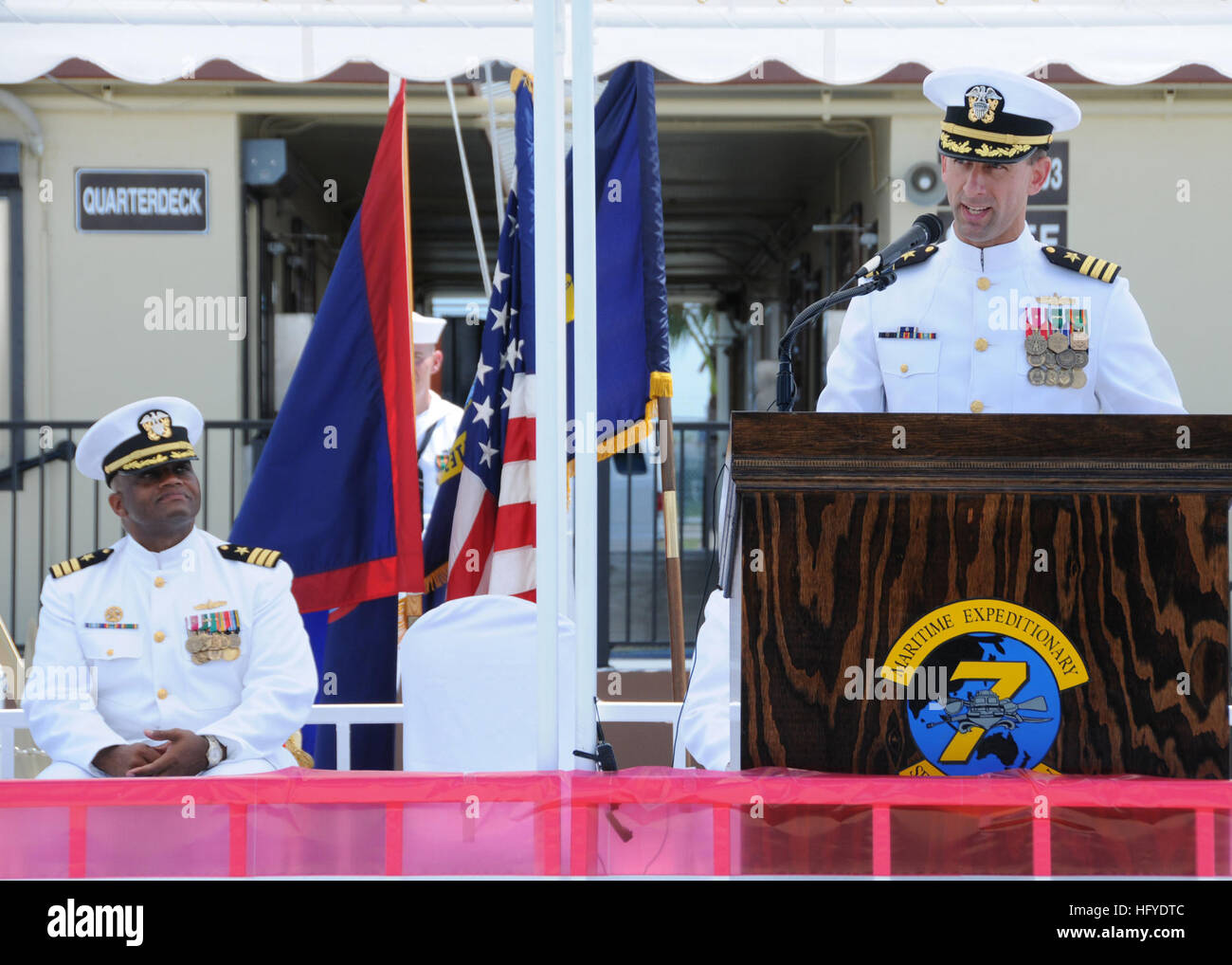 Relief commander ceremony hi-res stock photography and images - Alamy