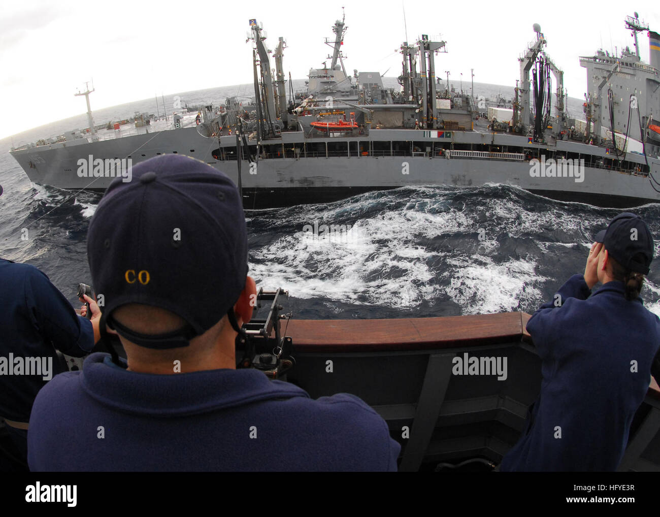 Military sealift command fleet replenishment oiler usns bridge hi-res ...