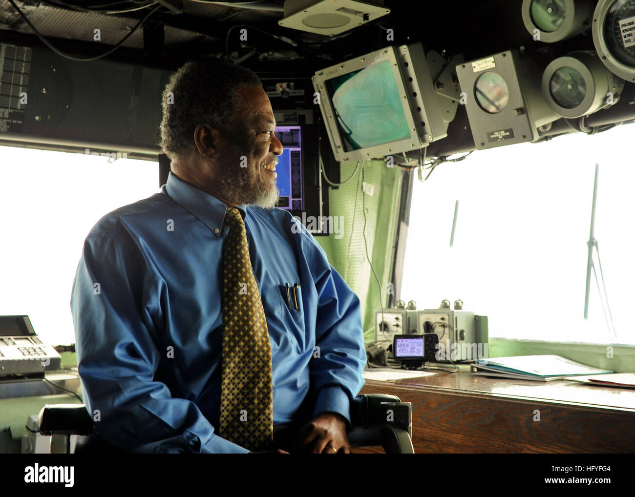 101026-N-1531D-021 CARIBBEAN SEA (Oct. 26, 2010) The Prime Minister of ...