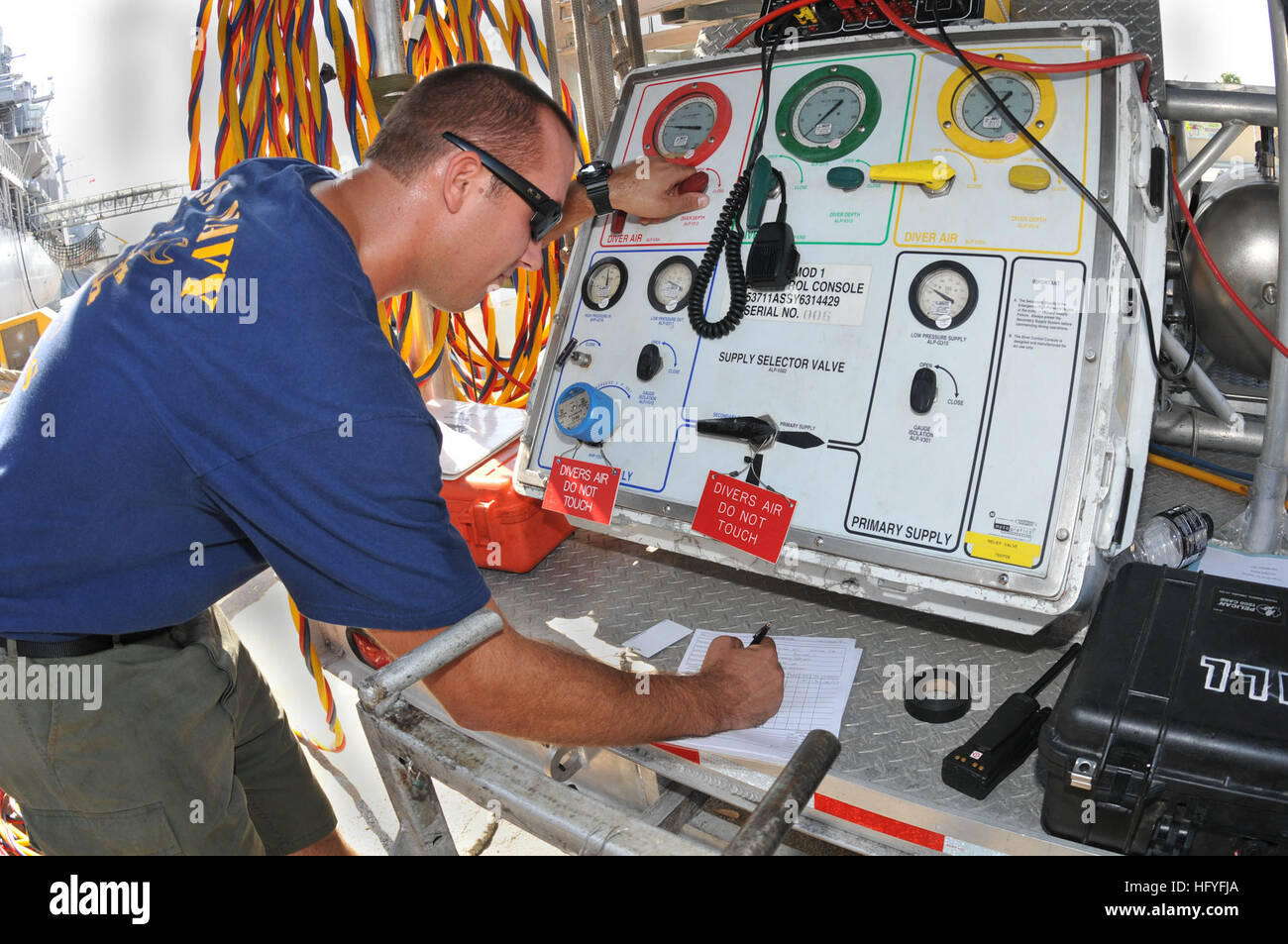 Diver control console hi-res stock photography and images - Alamy
