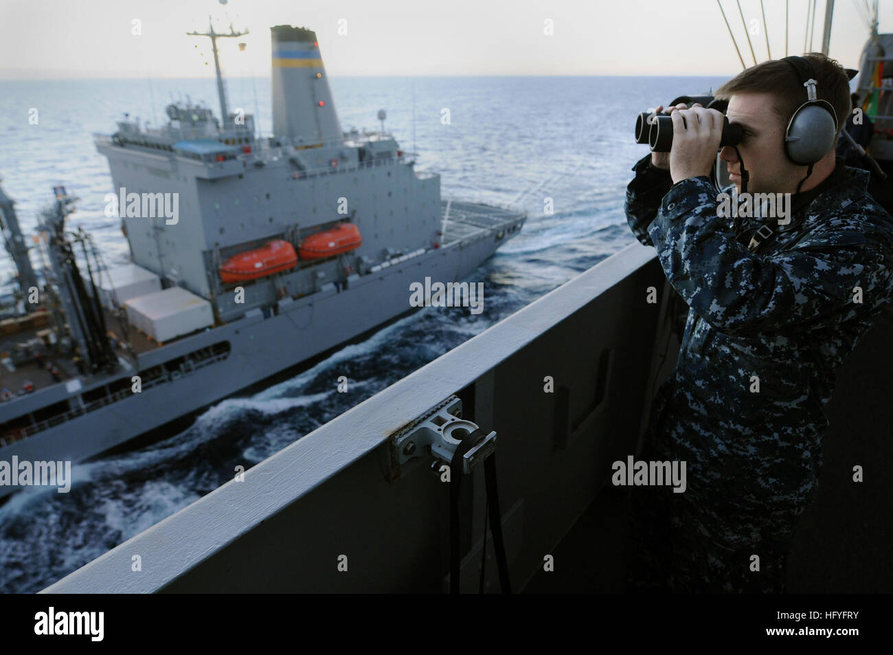 Starboard aft lookout watch hi-res stock photography and images - Alamy