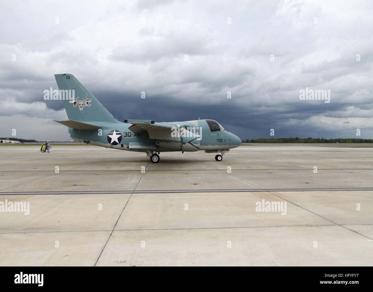 VX-30 S-3B with 1940's Paint Scheme (on ground Stock Photo - Alamy