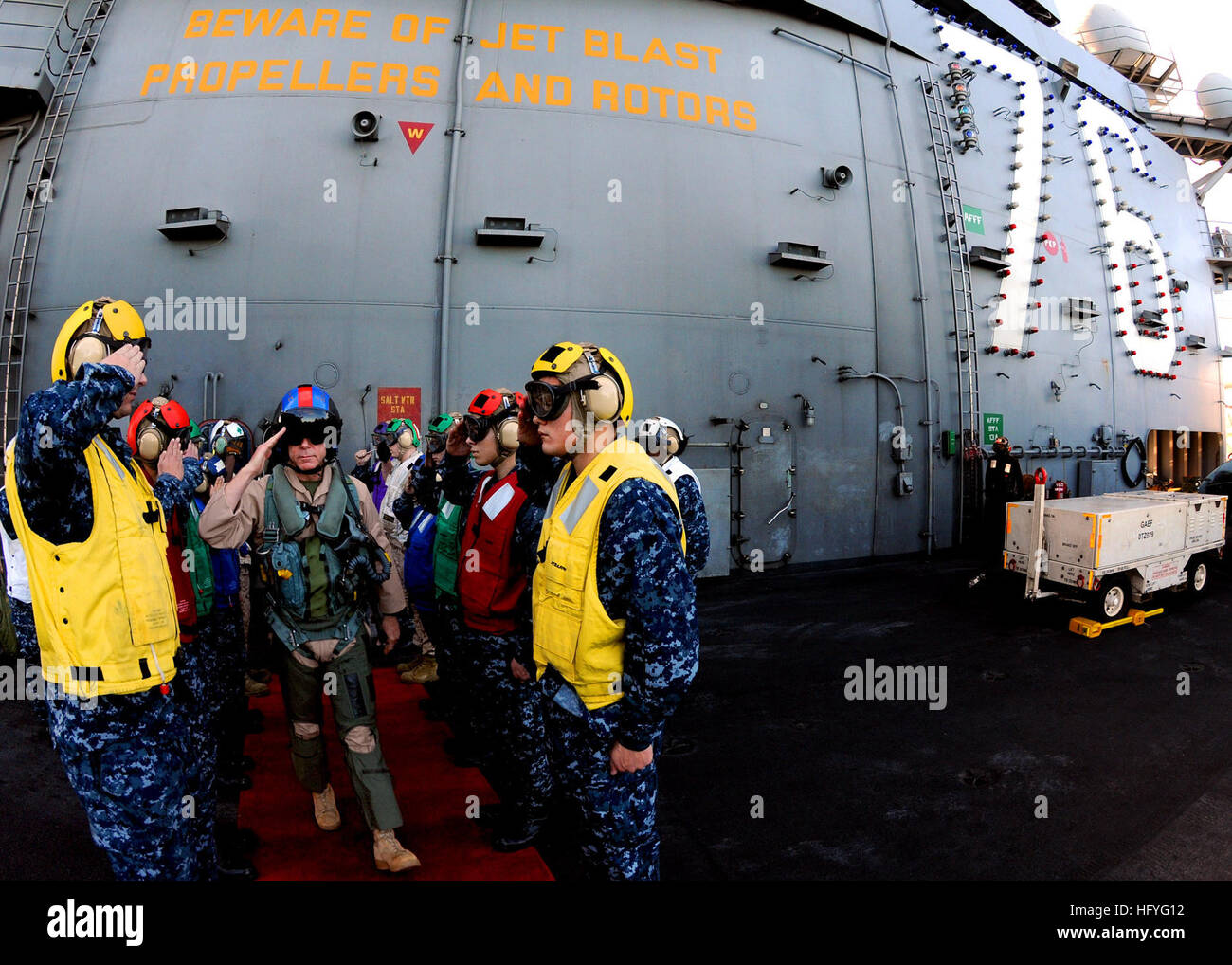 Commandant of the Marine Corps, Gen. James Amos departs through rainbow ...
