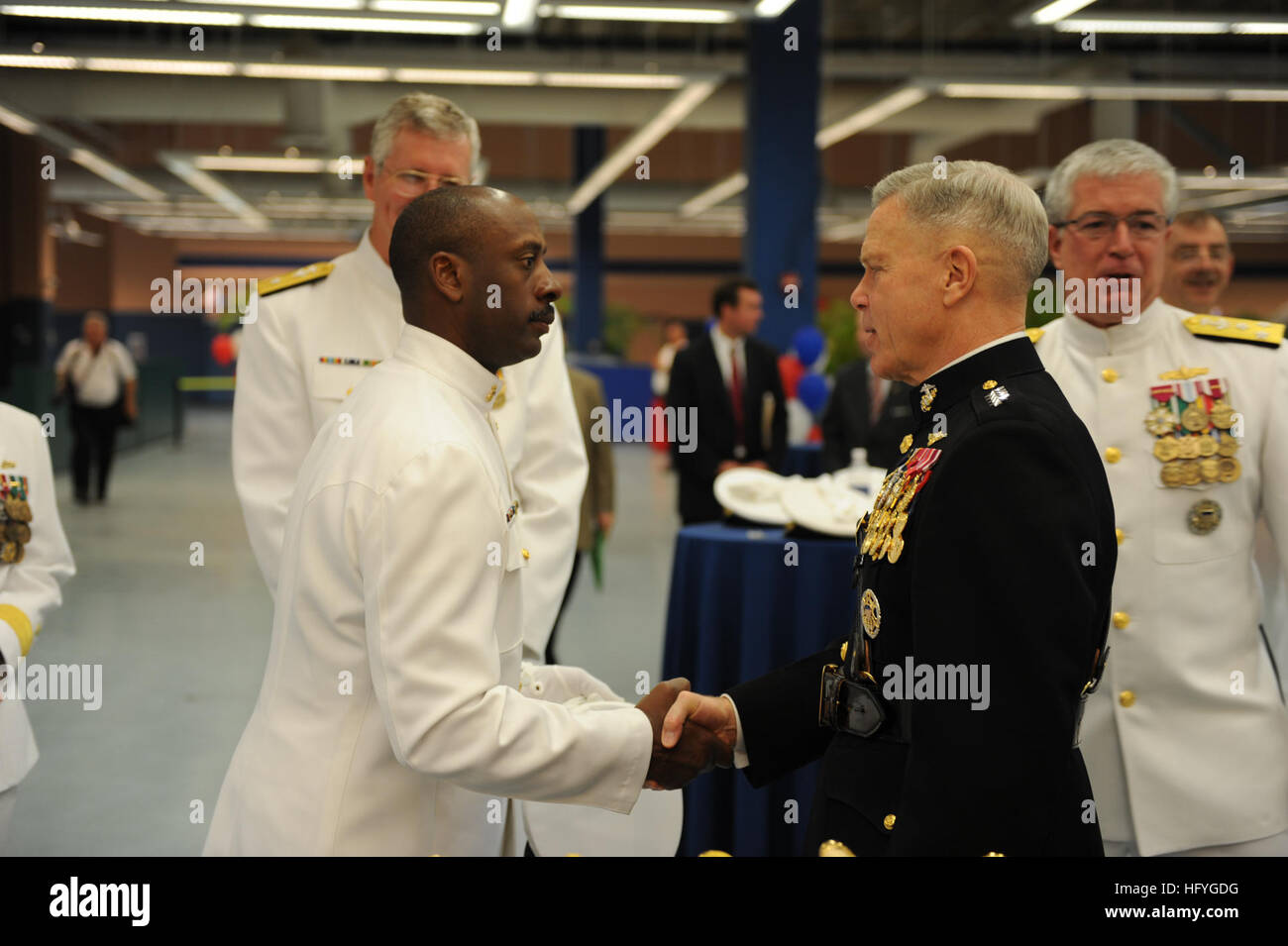 USS Jason Dunham, a guided-missile destroyer, is commissioned during a ...