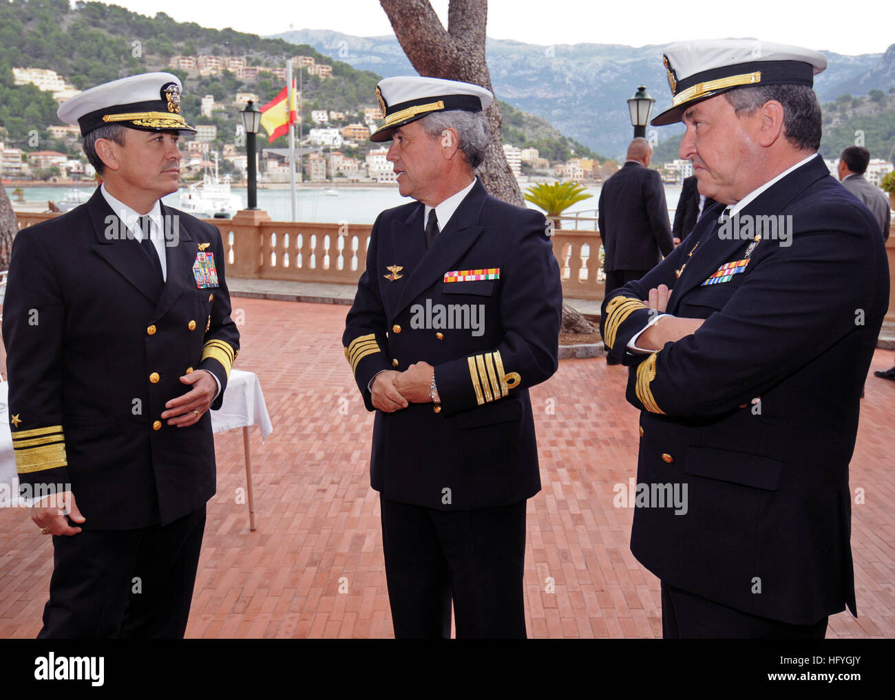 U s 6th fleet u s navy vice adm harry harris jr hi-res stock ...