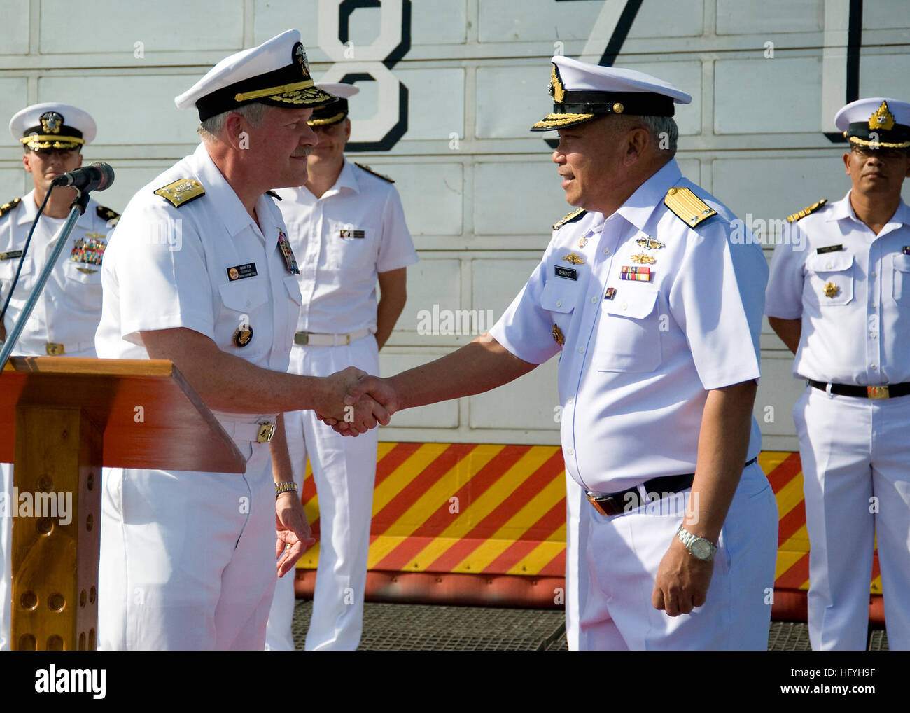 Commander of frigate hi-res stock photography and images - Alamy