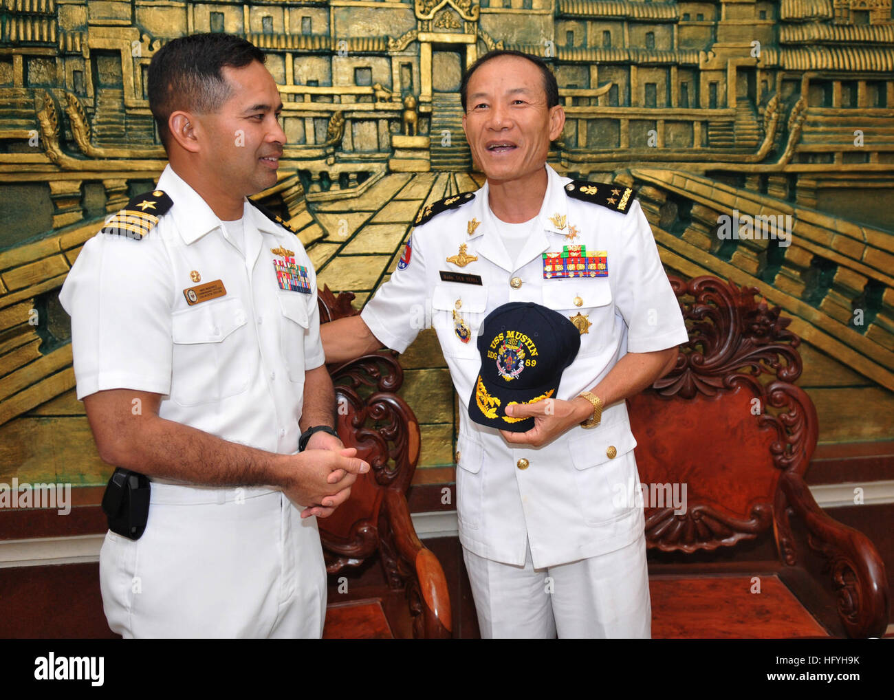 Cambodian navy hi-res stock photography and images - Alamy