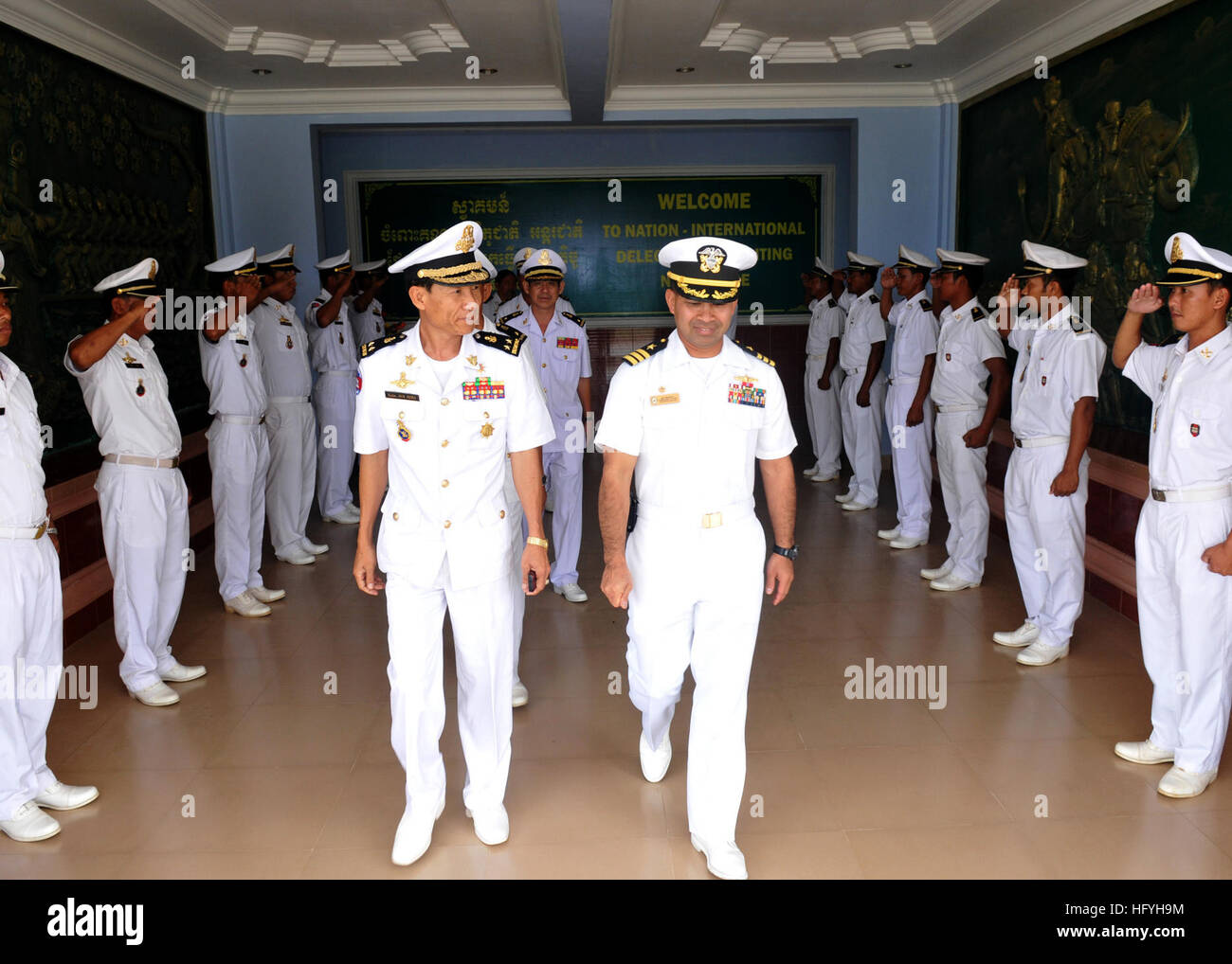 Cambodian navy hi-res stock photography and images - Alamy