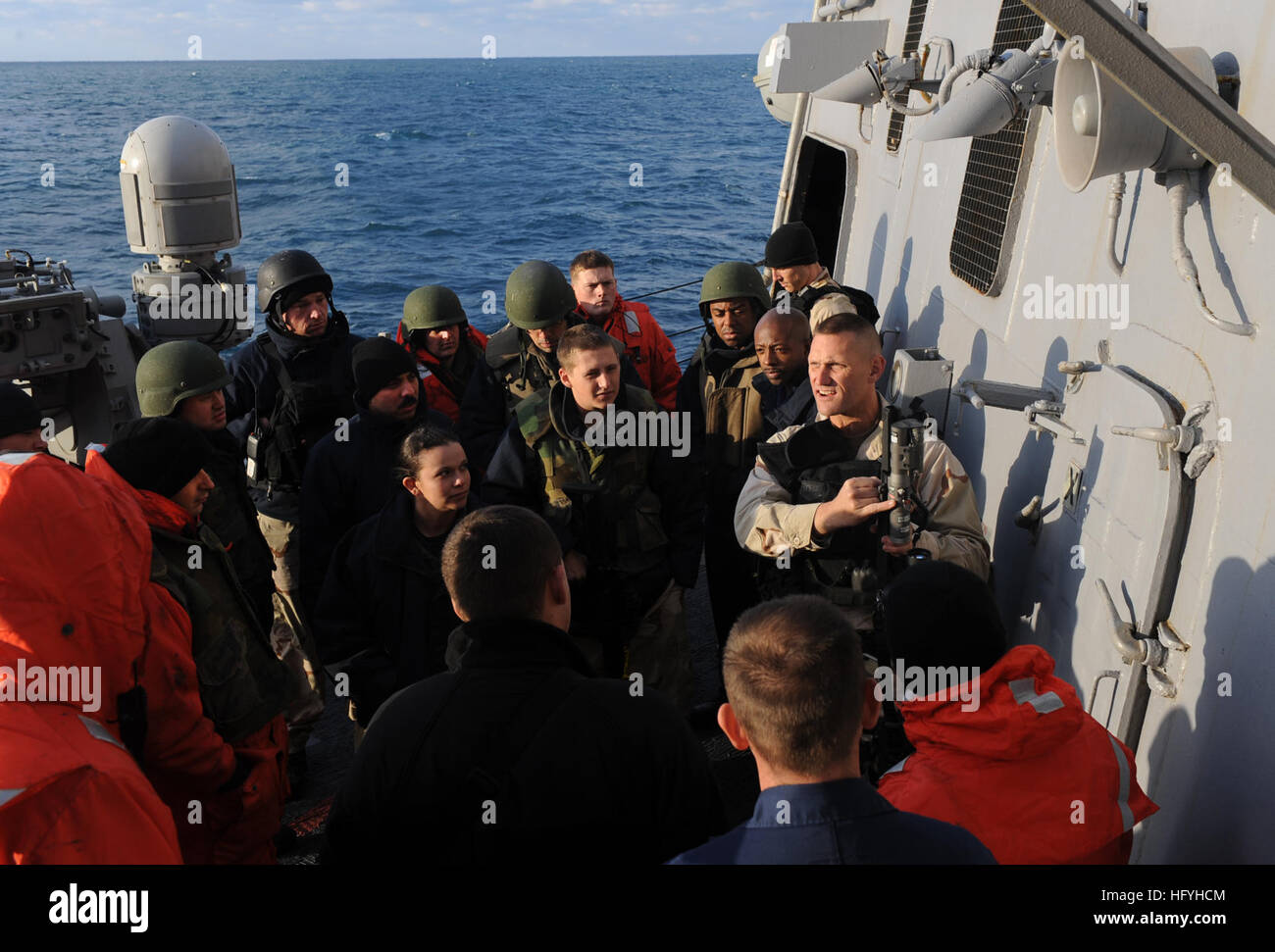 101206-N-9811S-046 ATLANTIC OCEAN (DEC. 6, 2010) Chief Fire Controlman ...