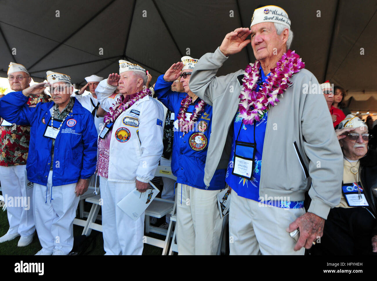 Pearl harbor attack survivors hi-res stock photography and images - Alamy