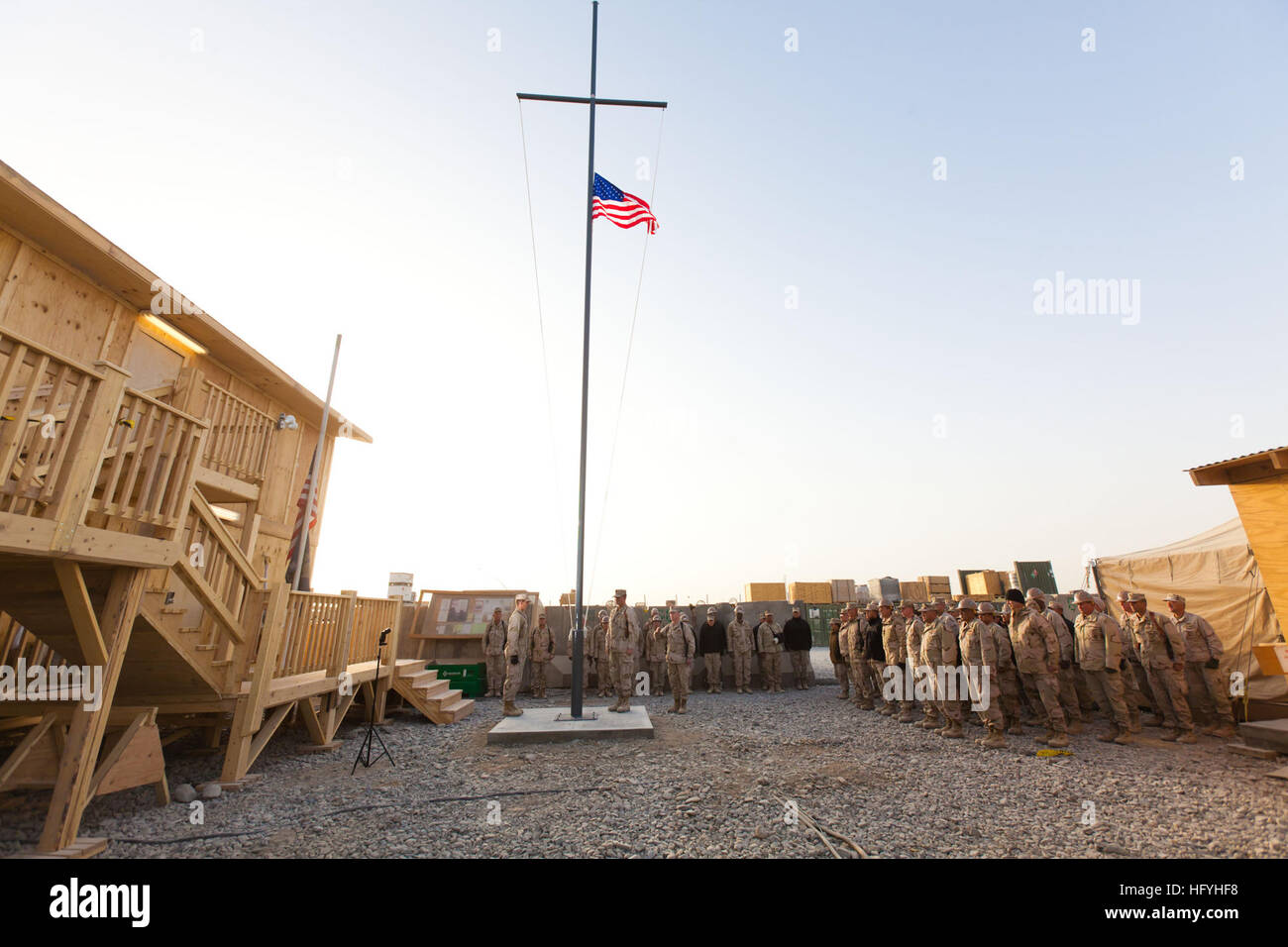 Troops from Naval Mobile Construction Battalion (NMCB) 18 assemble at ...