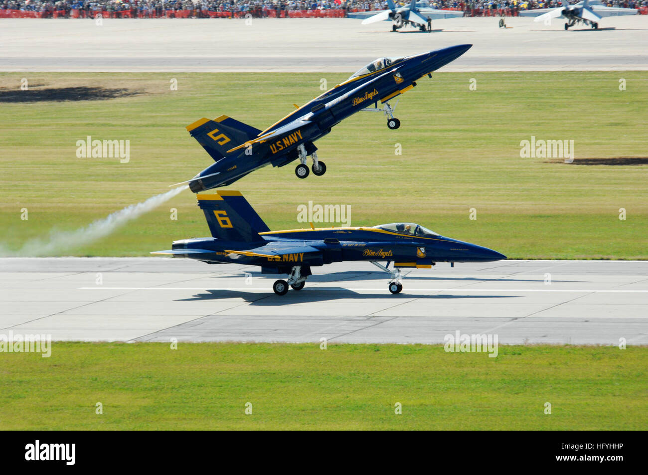 The lead solo pilot of the U.S. Navy flight demonstration squadron, the ...