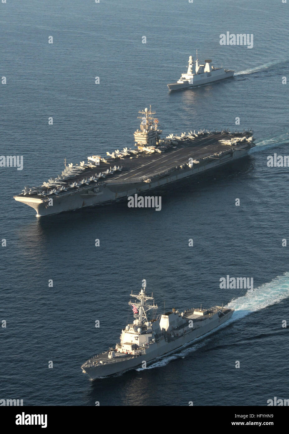 Forbin french destroyer hi-res stock photography and images - Alamy