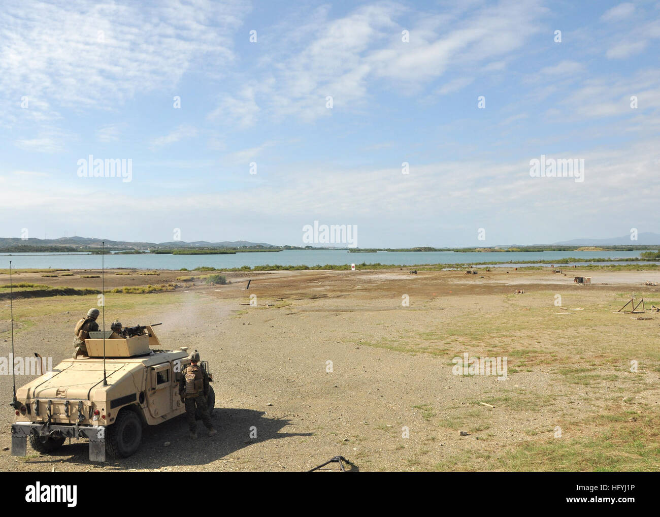Marines from 1st Platoon, Charlie Company, Fleet Anti-Terrorism ...