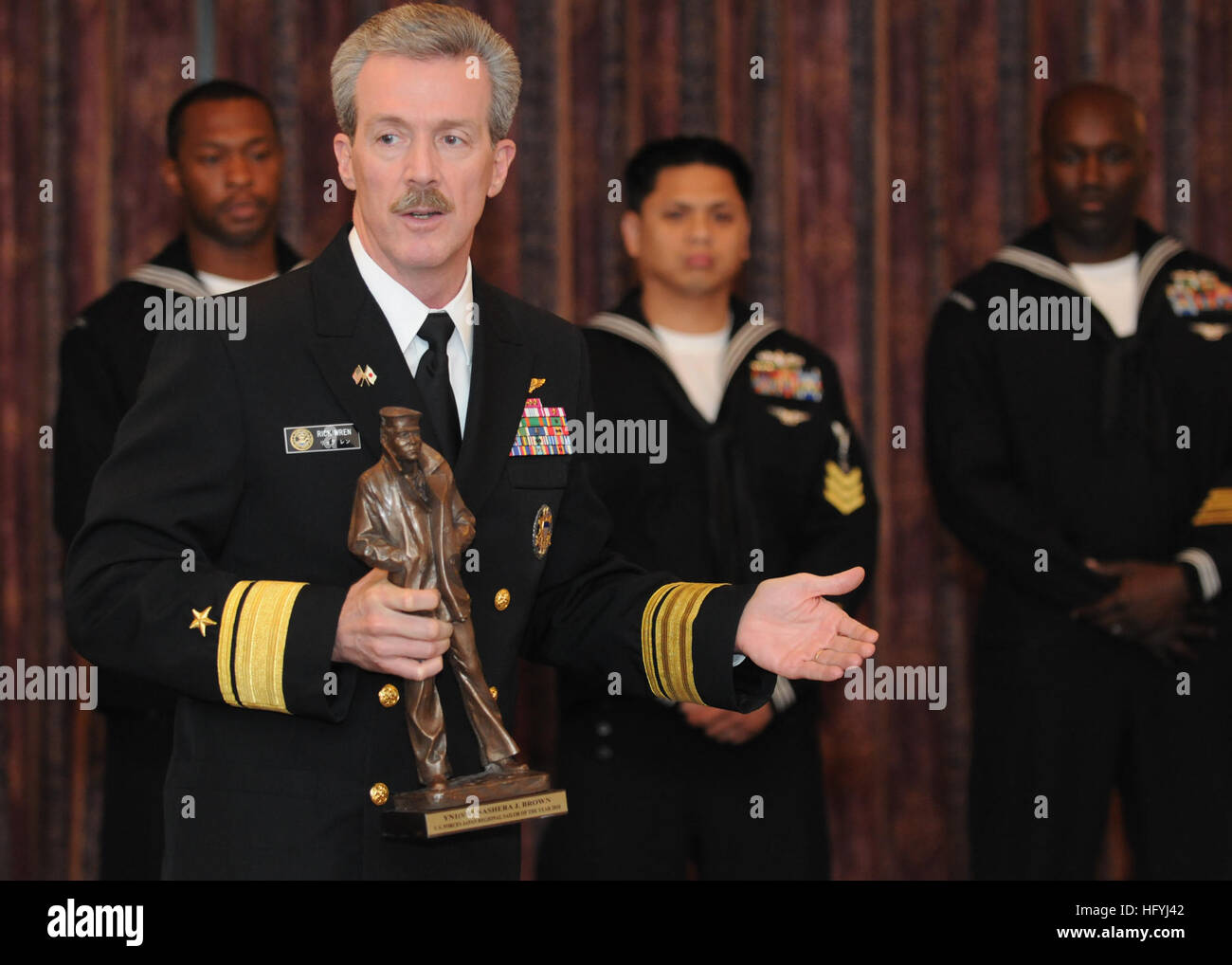 Rear adm rick wren hi-res stock photography and images - Alamy