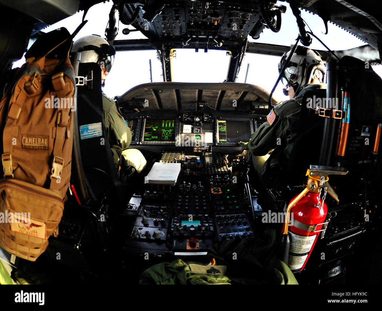 110205-N-6003P-056 ATLANTIC OCEAN (Feb. 5, 2011) Lt. Vic Barba and Lt ...