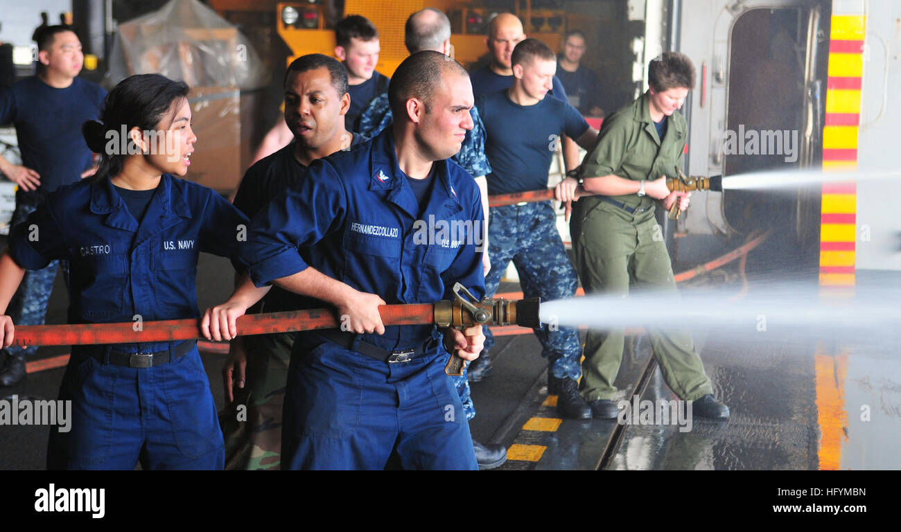 Fire hose handling techniques hi-res stock photography and images - Alamy