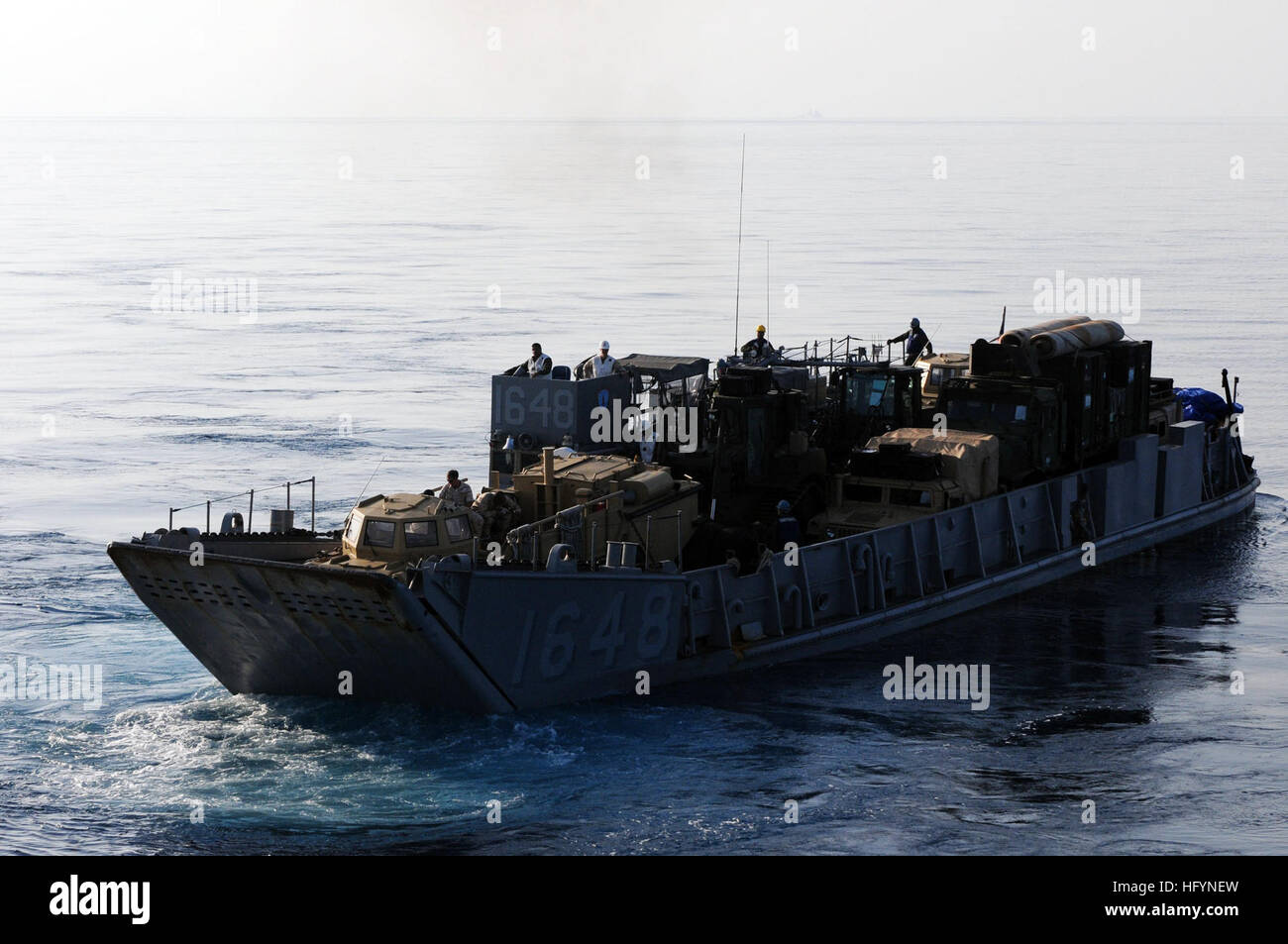 110329-N-RC734-010 GULF OF ADEN (March 29, 2011) Landing Craft Utility ...