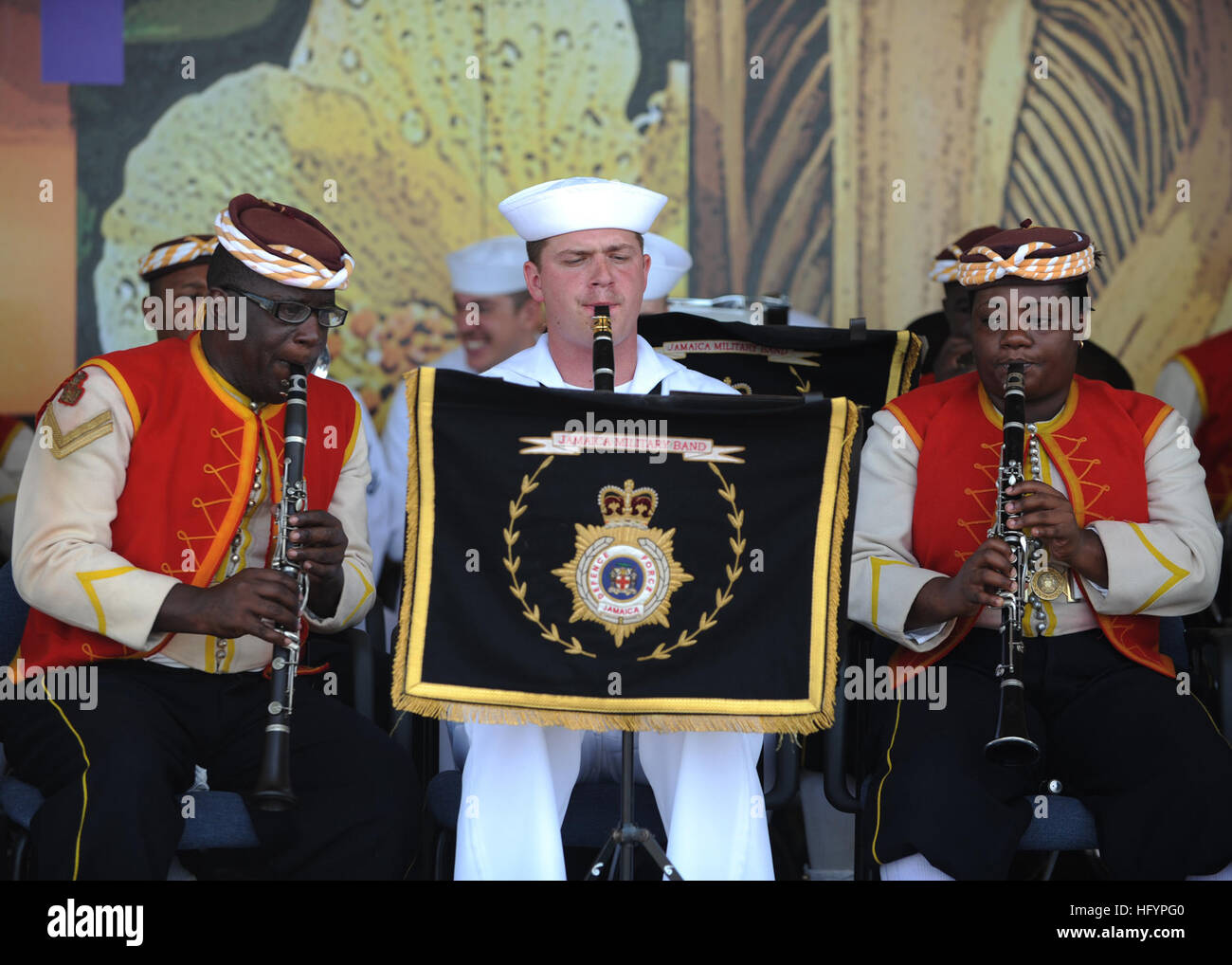 Jamaican defense force band hi-res stock photography and images - Alamy