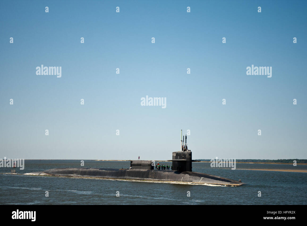 Ohio Class Guided Missile Submarine Uss Florida Ssgn 728 Stock Photos ...