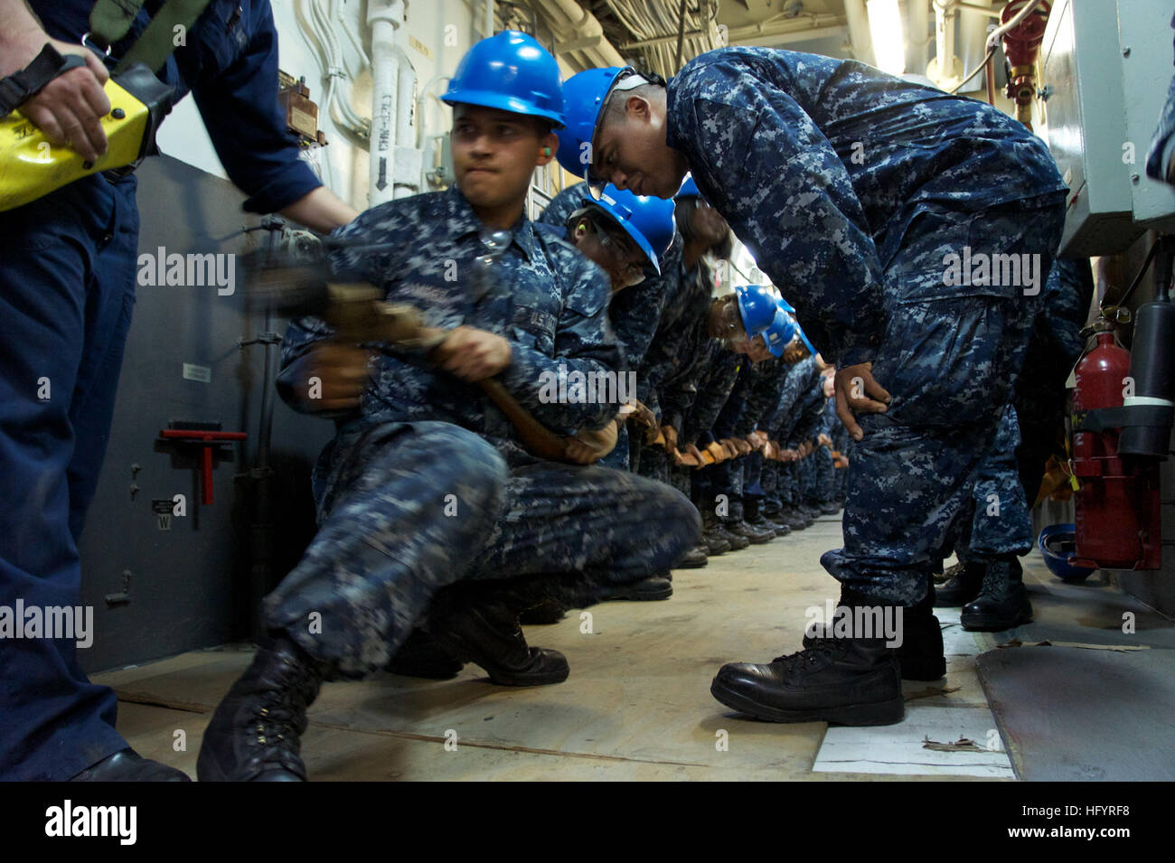 Fire hose handling techniques hi-res stock photography and images - Alamy