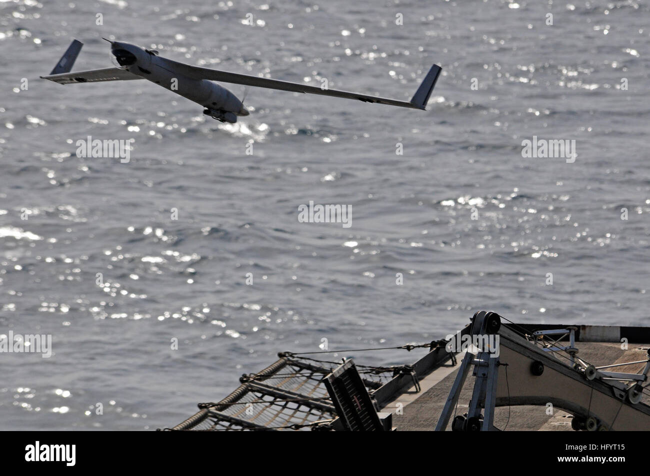 110520-N-RC734-019 ARABIAN GULF (May 20, 2011) A Scan Eagle unmanned ...