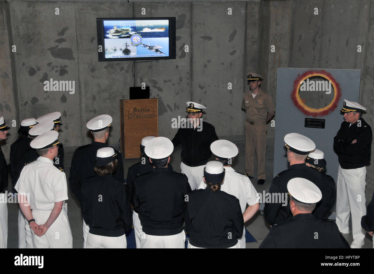 Commander of naval service training command nstc hi-res stock ...