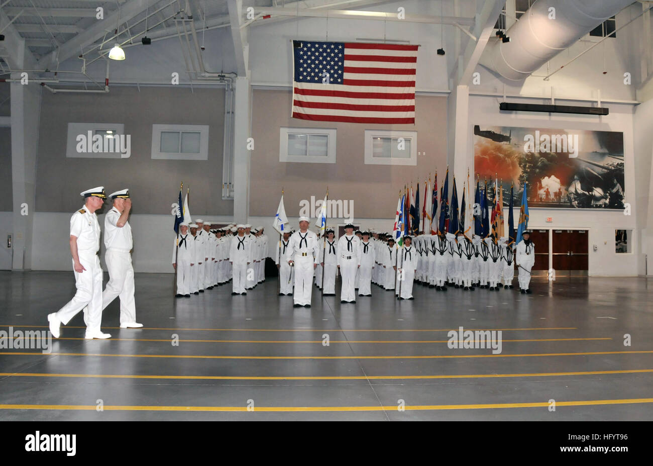 Commanding Officer Of Naval Station Great Lakes High Resolution Stock ...
