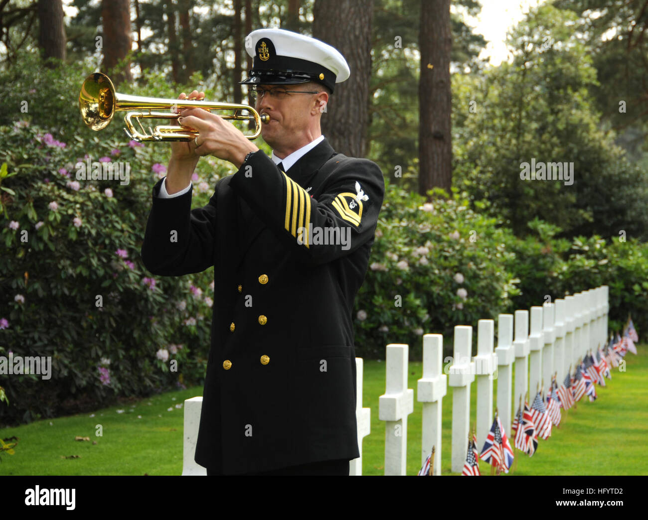 110529-N-PE140-090 BROOKWOOD, England (May 29, 2011) Chief Musician Guy ...