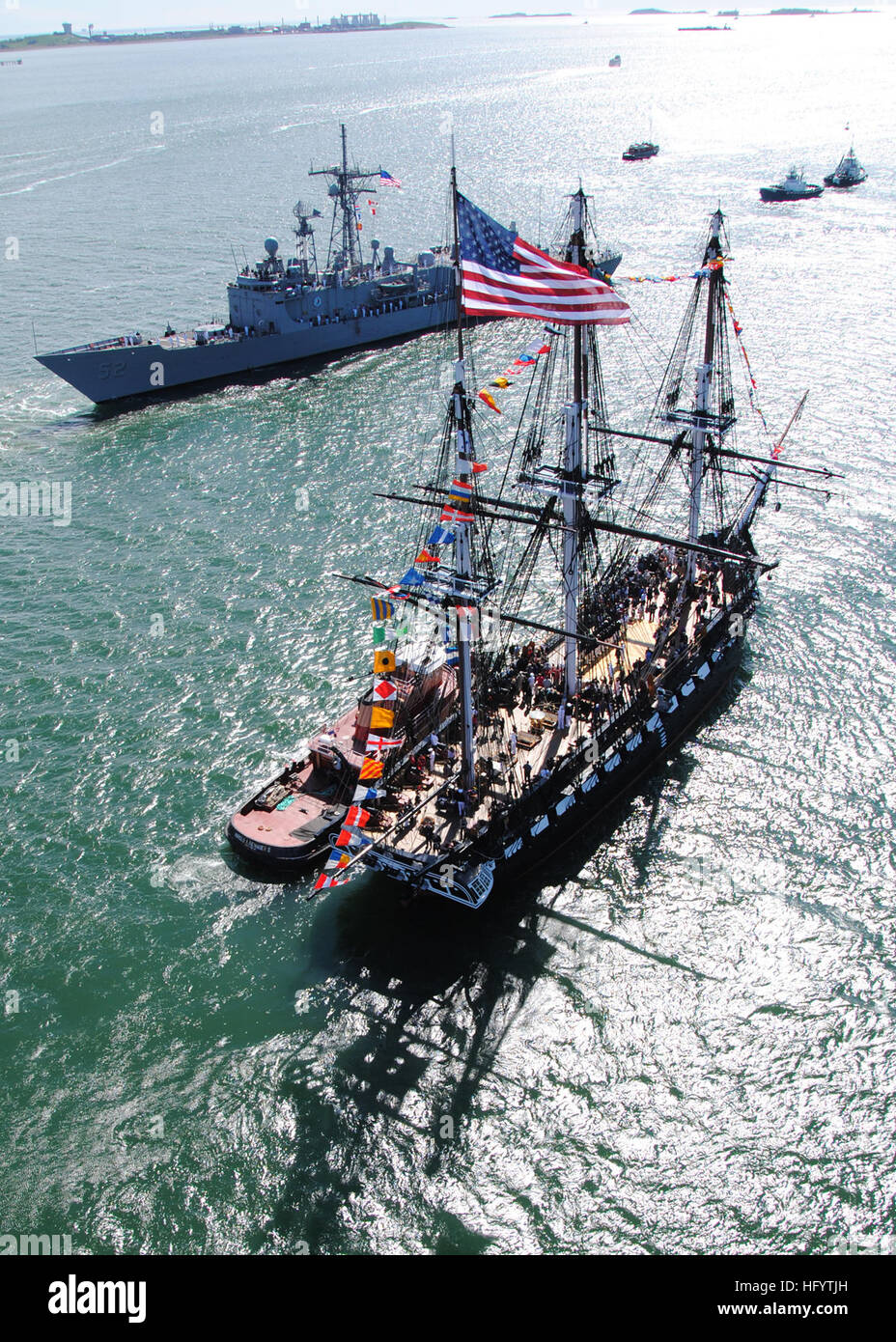 Vista Lateral Del Uss Constitution