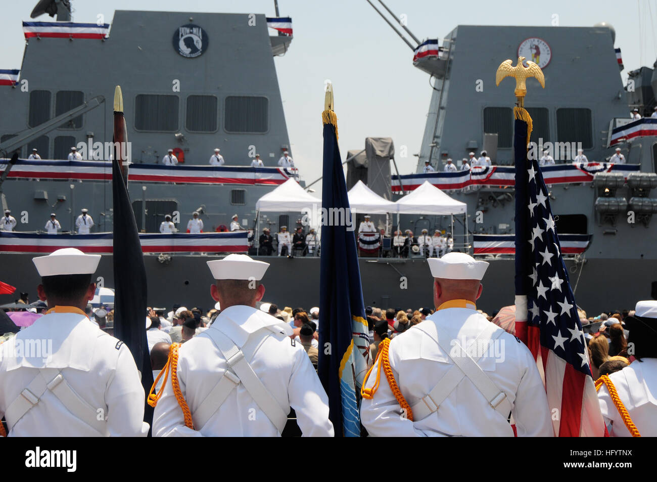 U s navy color guard hi-res stock photography and images - Alamy