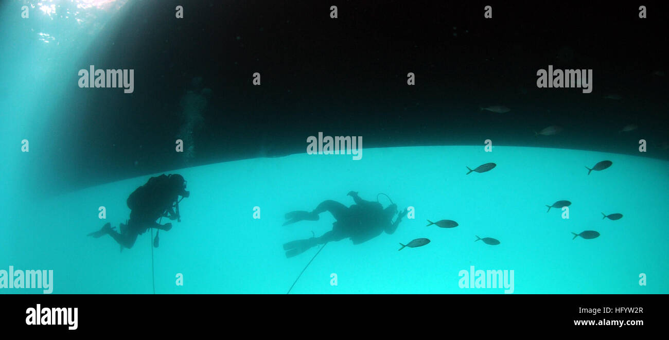 Marine police from St. Lucia and Dominica practice underwater handling ...