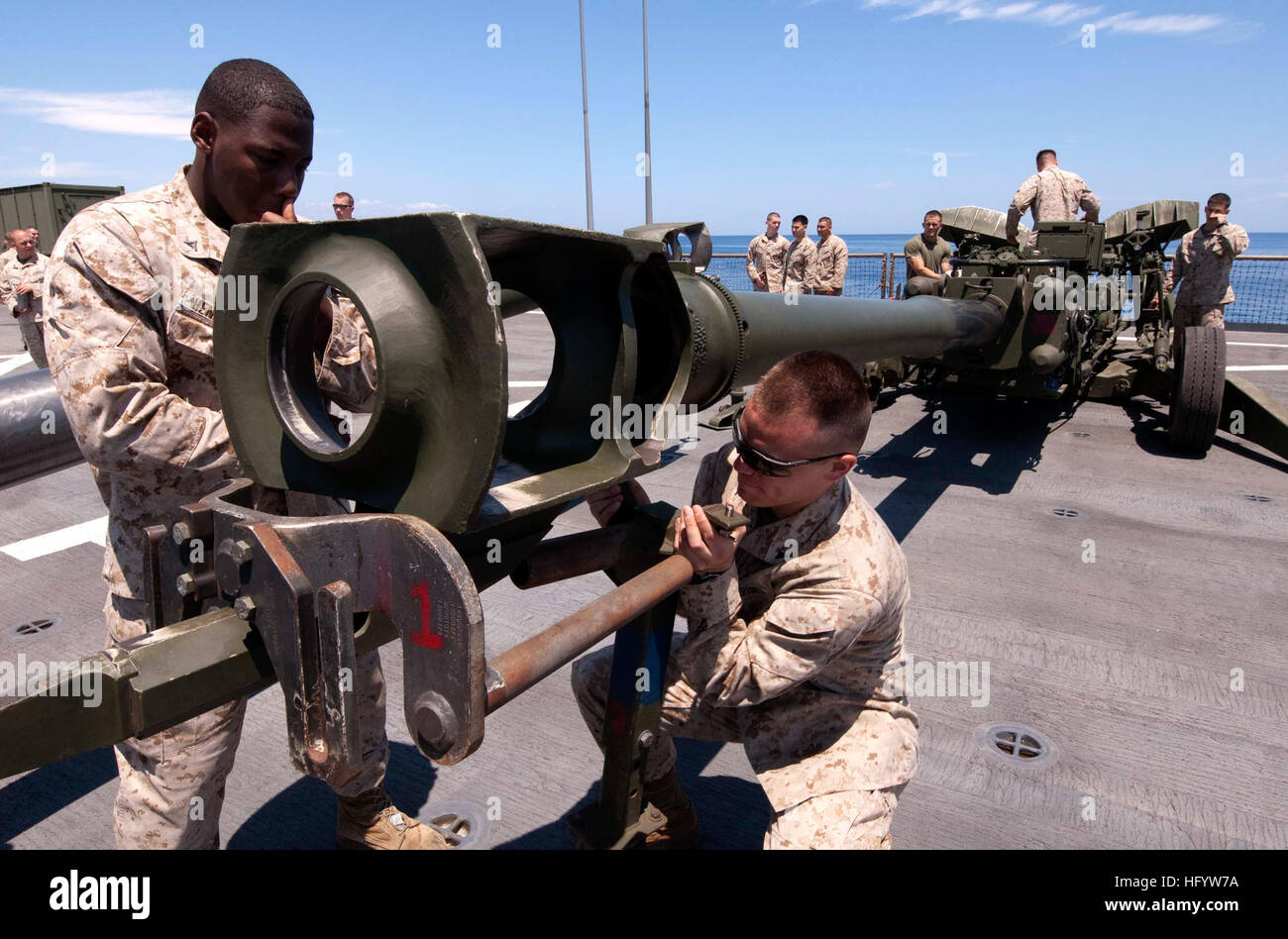 Lance Cpl. Isaiah Henderson, left, and Lance Cpl. Clinton Holenstein ...
