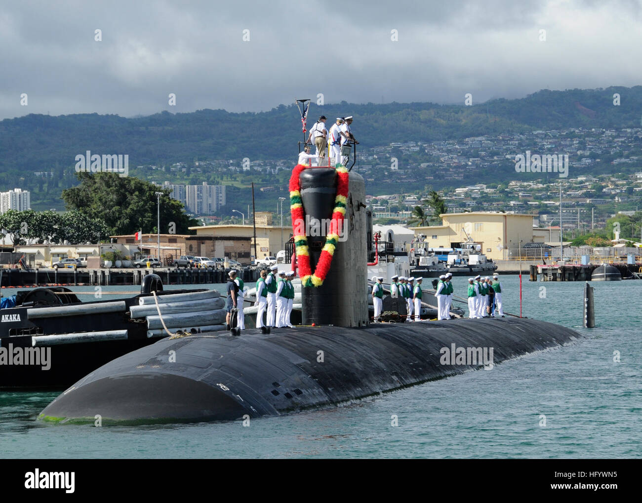 Fast attack submarine uss pasadena ssn 752 hi-res stock photography and ...