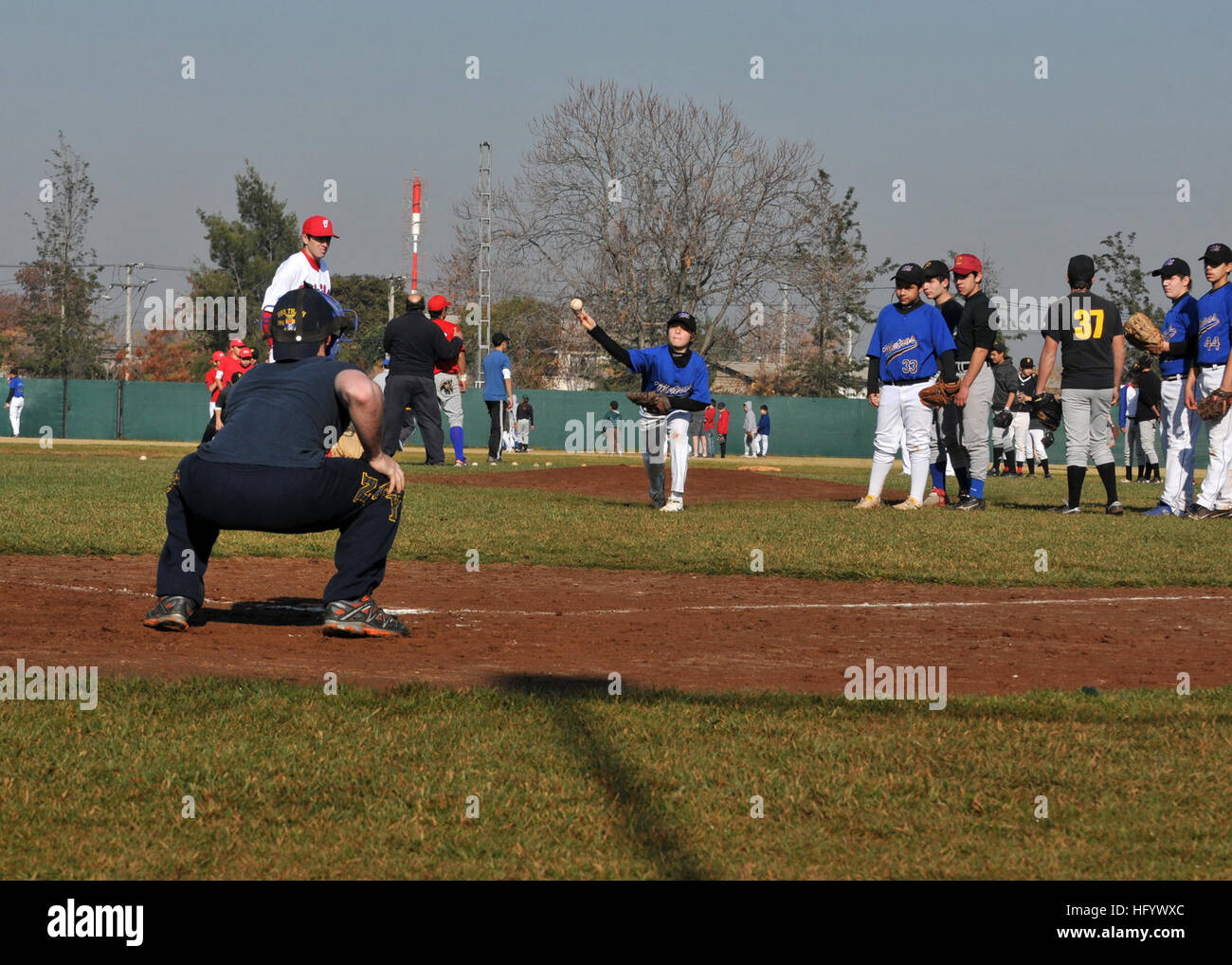 Seaman Arthur Miller, assigned to guided-missile frigate USS Thach (FFG ...