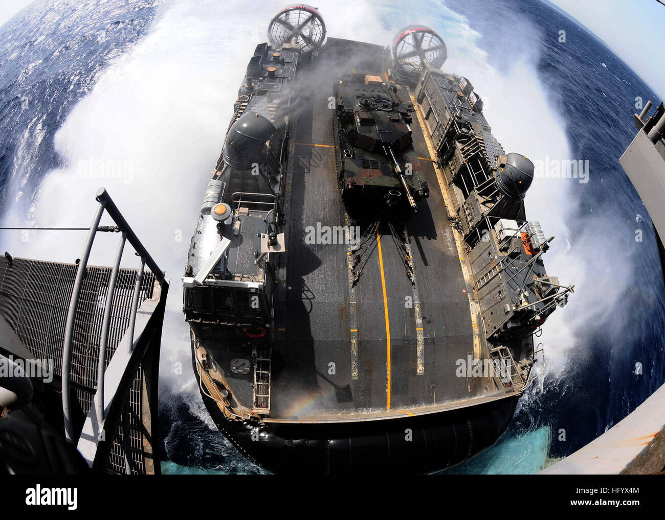 110630-N-EC658-020 ATLANTIC OCEAN (June 30, 2011) A landing craft air ...