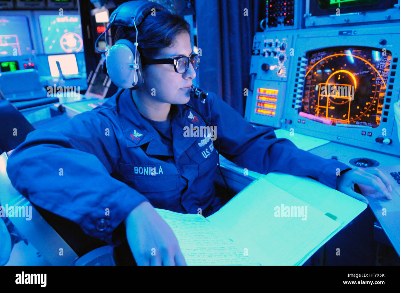 Sonar technician hi-res stock photography and images - Alamy
