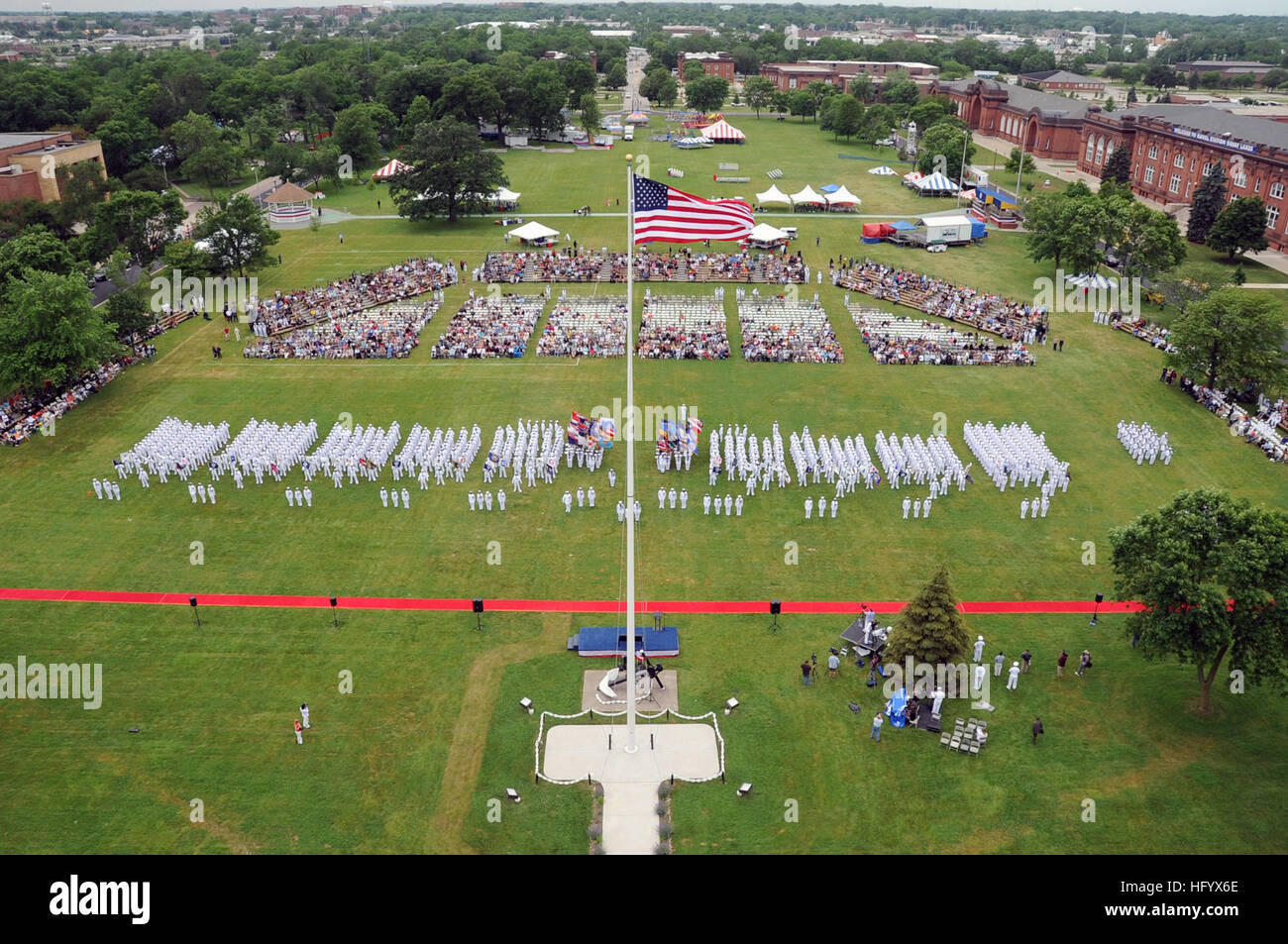 Naval Recruit Training Command Great Lakes High Resolution Stock ...
