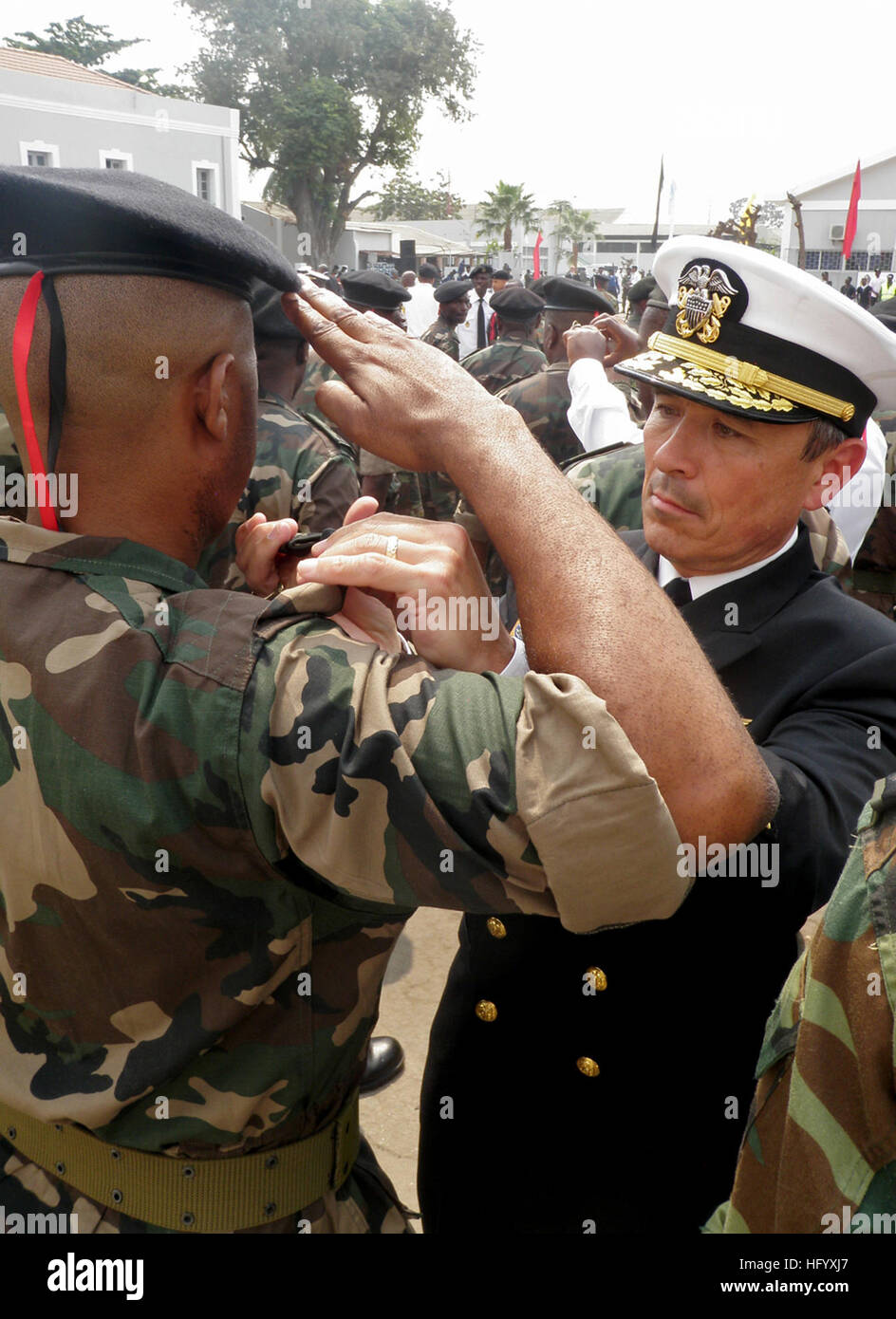 110710-N-ZZ000-003 LUANDA, Angola (July 10, 2011) Vice Adm. Harry B ...