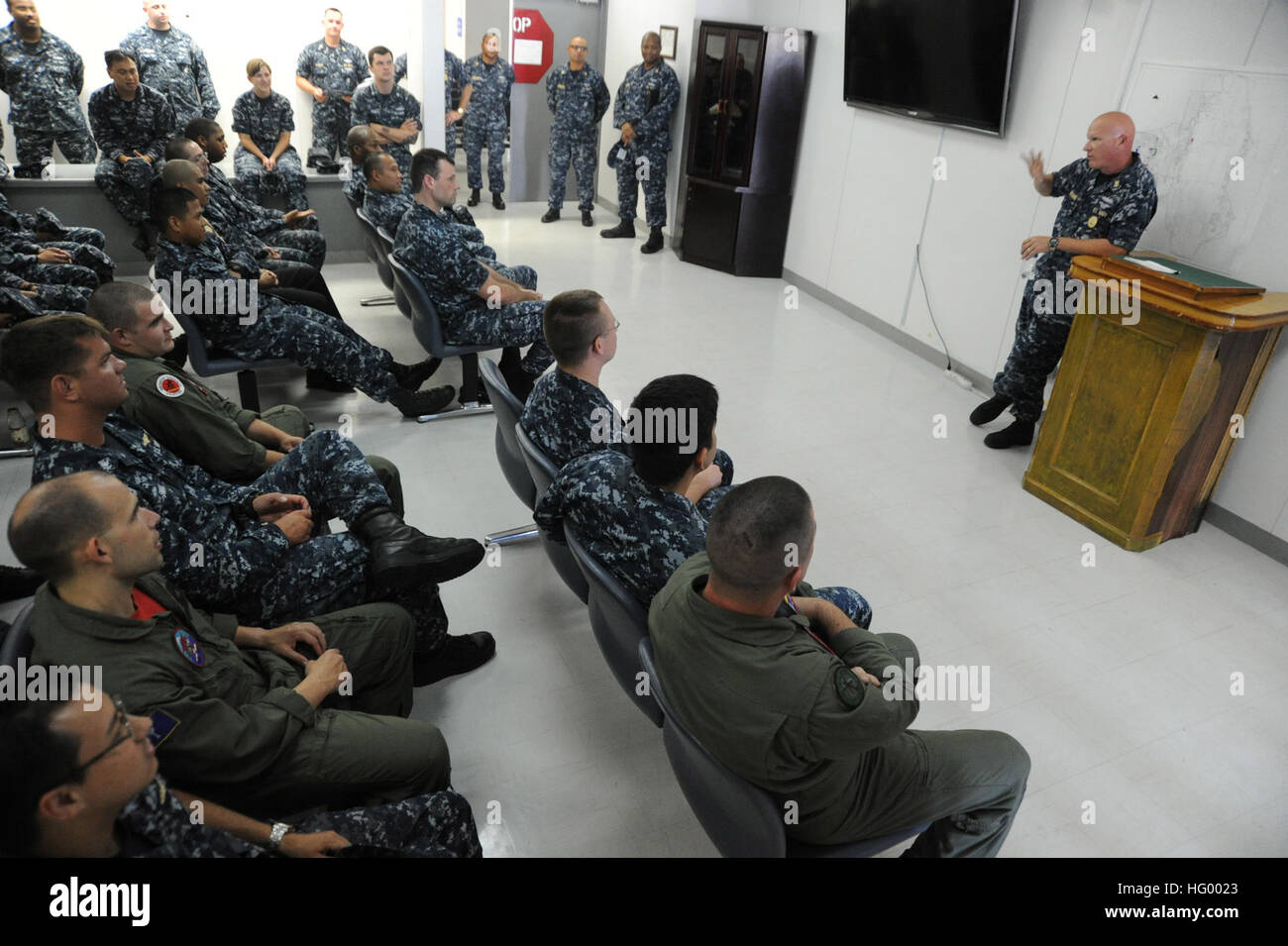 Fleet master chief john t minyard hi-res stock photography and images ...