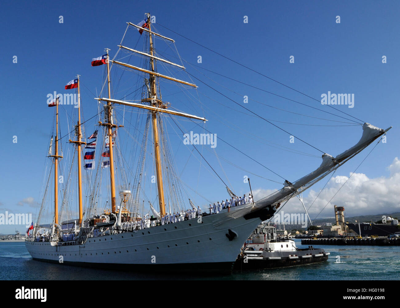 Chilean training ship esmeralda hi-res stock photography and images - Alamy