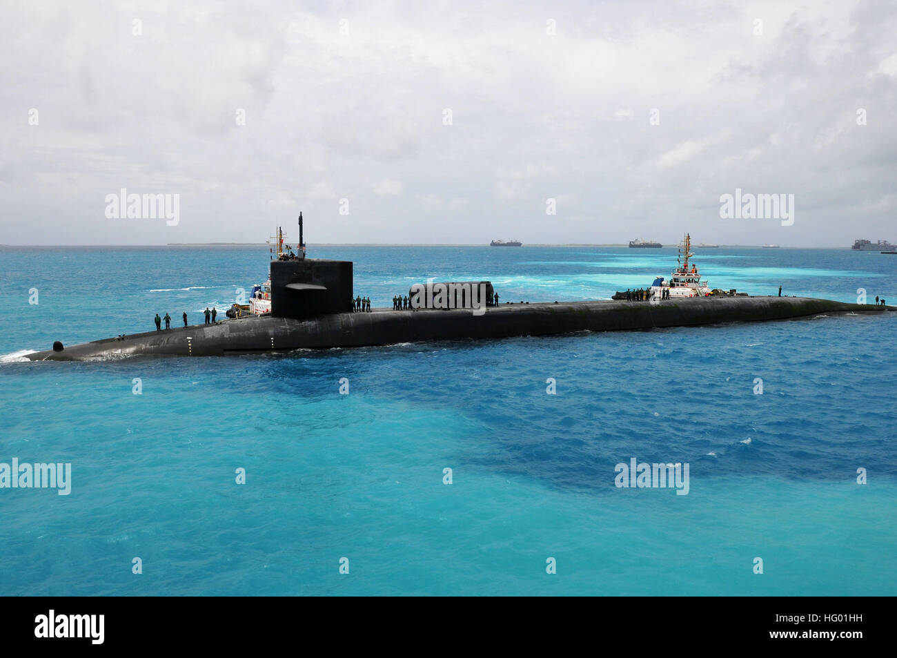 Ohio class guided missile submarine uss georgia ssgn 729 hi-res stock ...