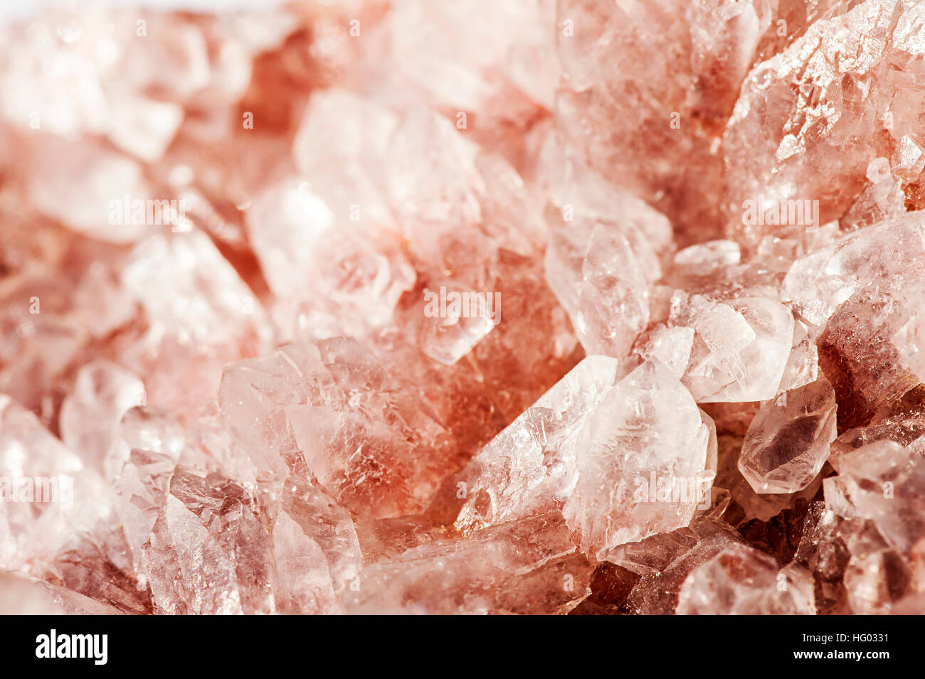 Red amethyst mineral structure rock close up Stock Photo - Alamy