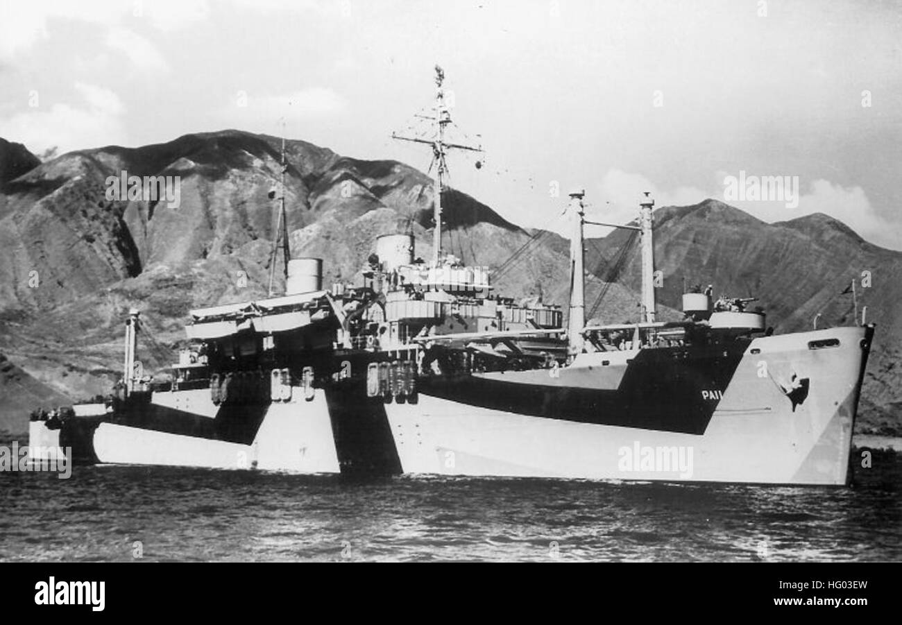 USS Feland APA-11 Stock Photo - Alamy