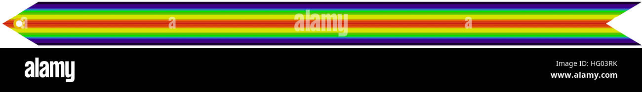 Campaign Streamer WWI Victory Stock Photo - Alamy