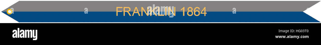 Campaign Streamer CSA Franklin Stock Photo - Alamy