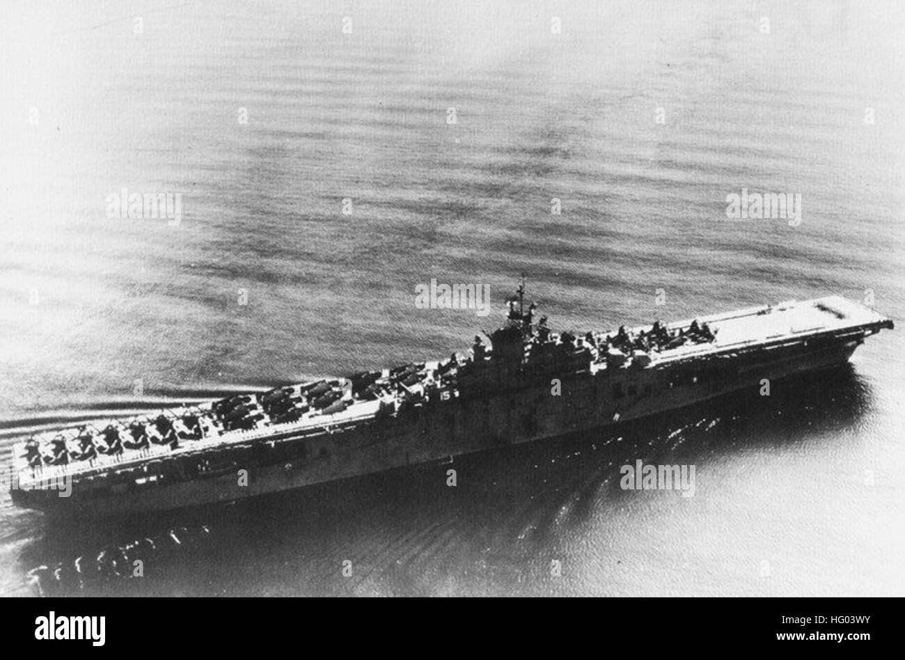 USS Randolph (CV-15) in Chesapeake Bay in 1947 Stock Photo - Alamy