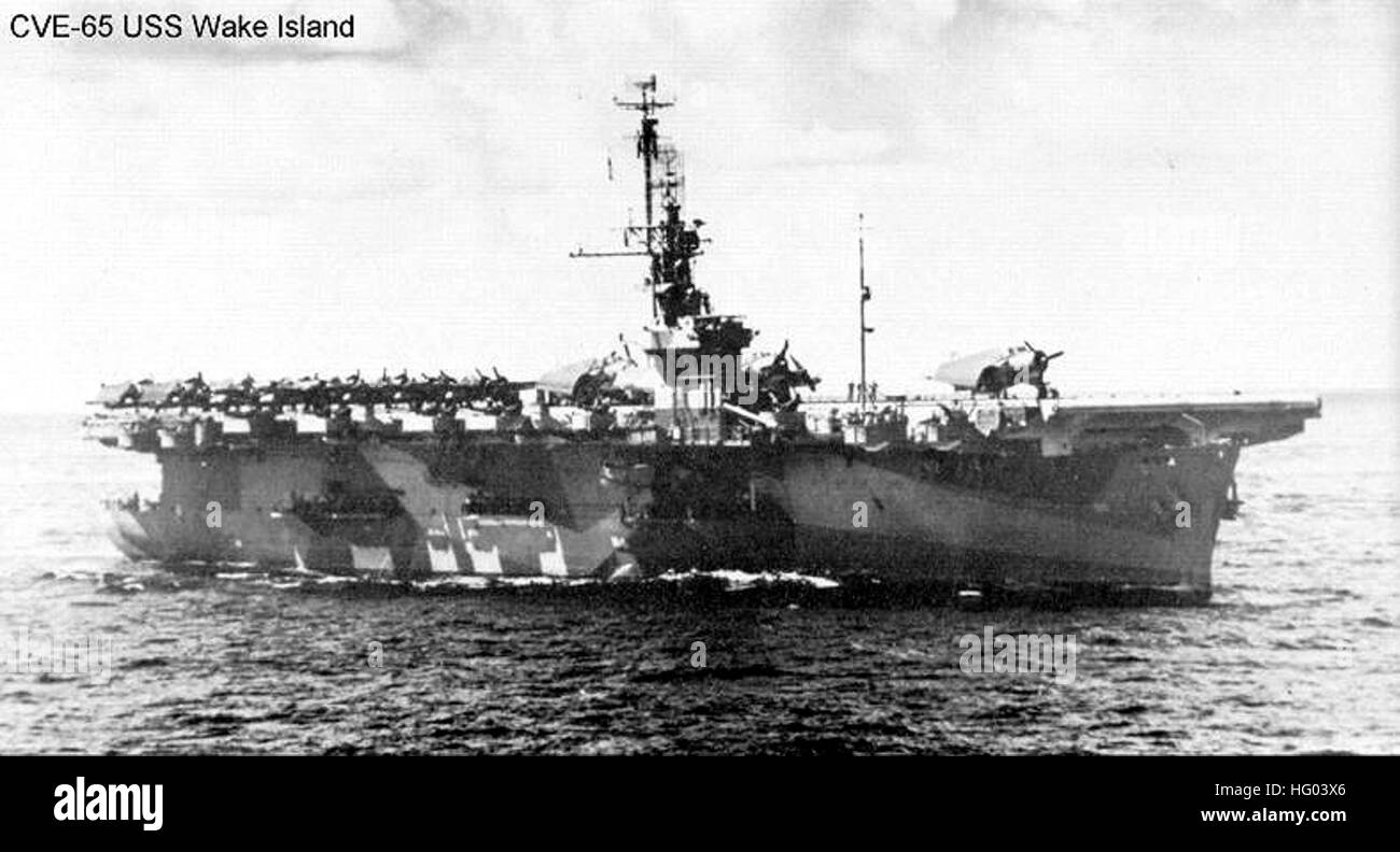 USS Wake Island CVE-65 Stock Photo - Alamy